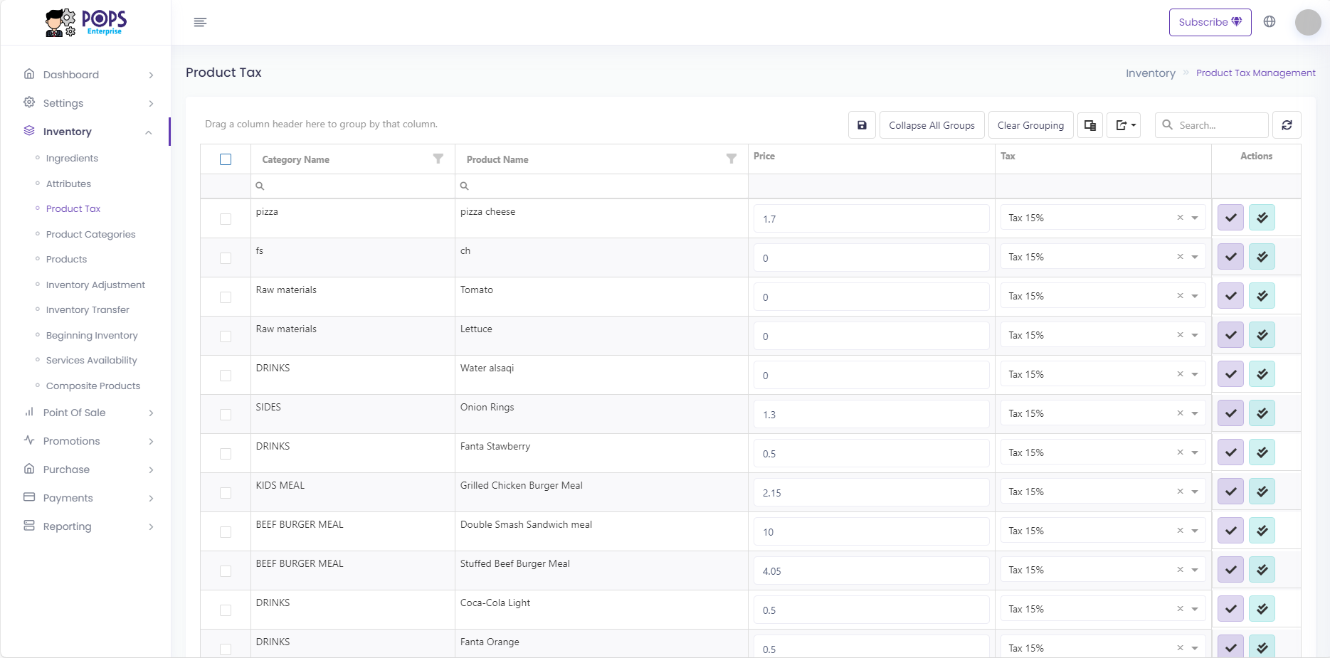 popsenterpriseproducttax | POSBANK ME